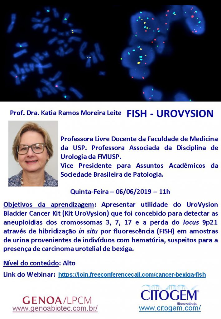 Webinar 06/06/2019: Fish – Urovysion | Sociedade Brasileira de Patologia