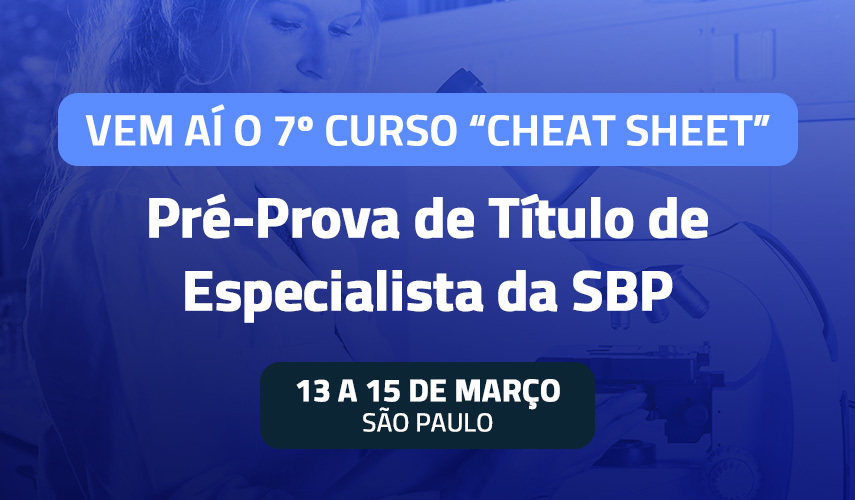 Curso Cheat Sheet revisa temas da Patologia Cirúrgica, Citopatologia e ...